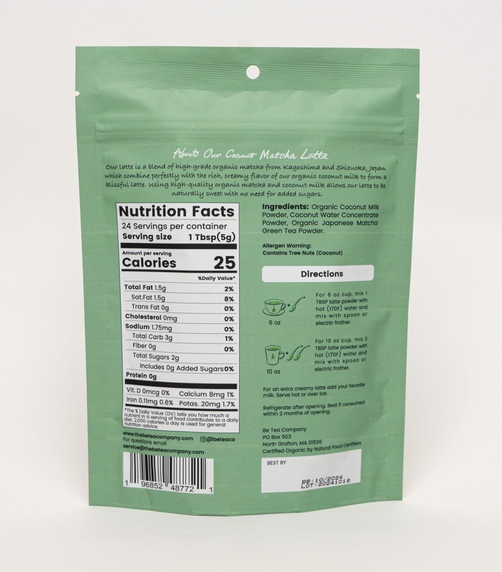 Coconut Matcha Latte | Organic Japanese Matcha